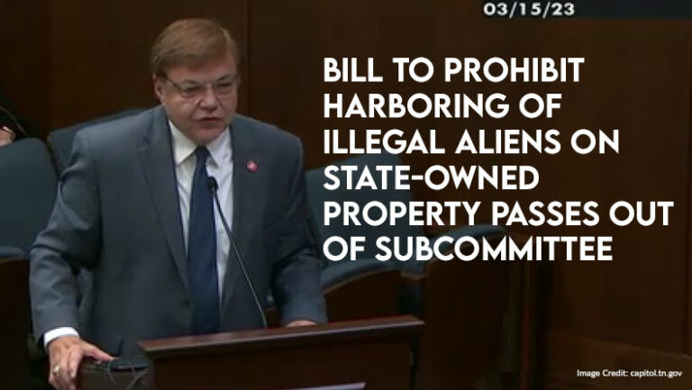 Bill To Prohibit Harboring Of Illegal Aliens On State-Owned Property ...