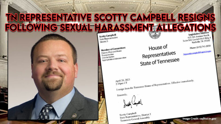 TN Representative Scotty Campbell Resigns Following Sexual Harassment ...