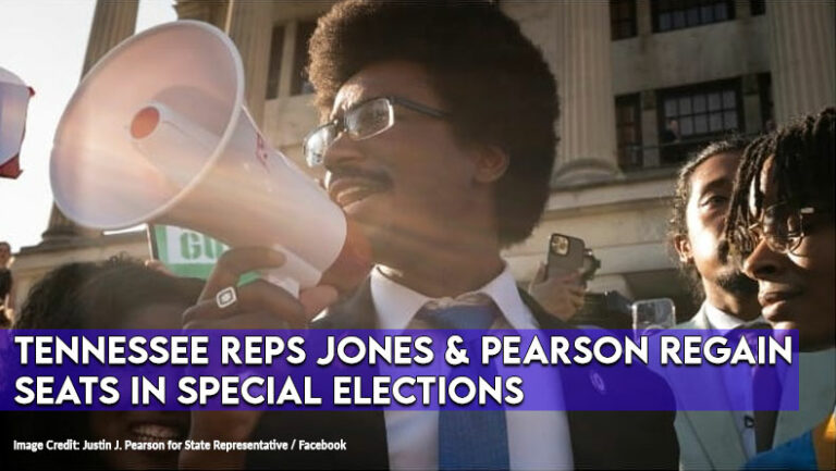 Tennessee Reps Jones & Pearson Regain Seats In Special Elections ...