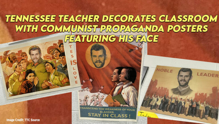 Tennessee Teacher Decorates Classroom With Communist Propaganda Posters ...