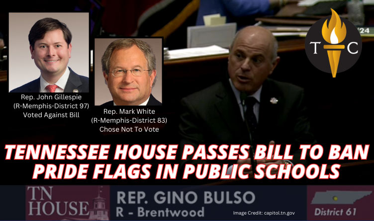 Tennessee House Passes Bill To Ban Pride Flags In Public Schools ...