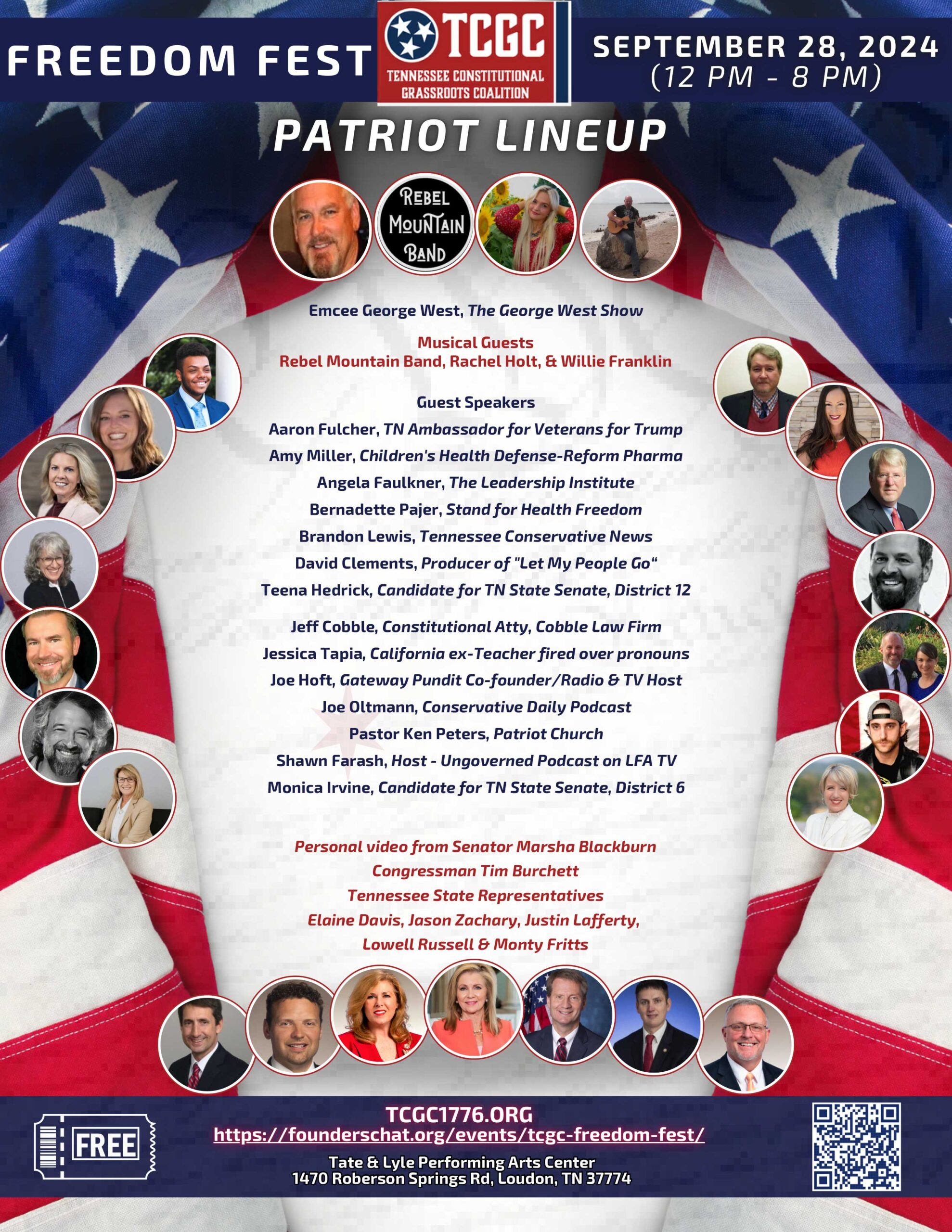 Tennessee Constitutional Grassroots Coalition FREEDOM FEST | Tennessee ...