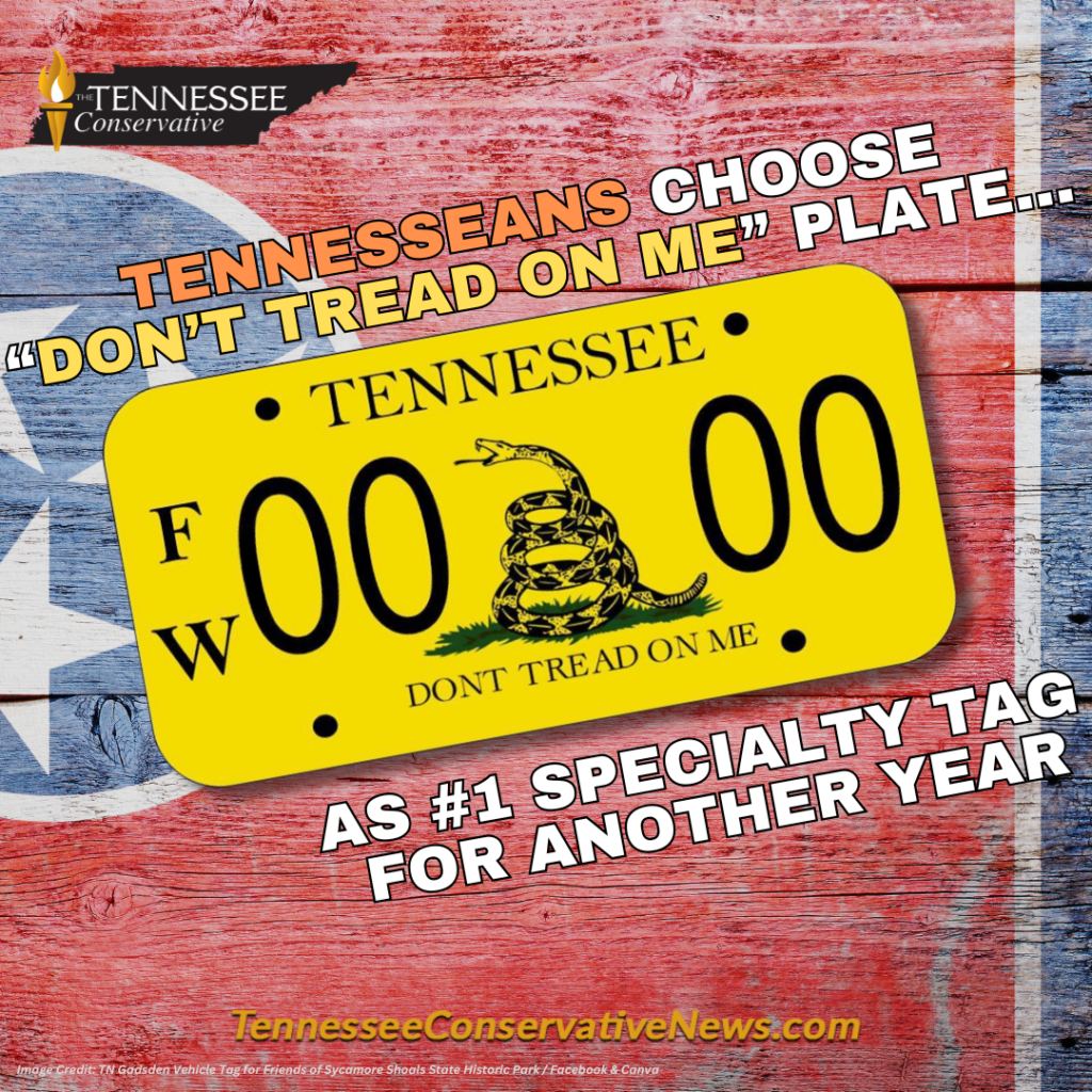 Tennesseans Choose “Don’t Tread on Me” Plate As #1 Specialty Tag For ...