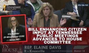 Bill Enhancing Citizen Input At Tennessee Public Meetings Advances To ...