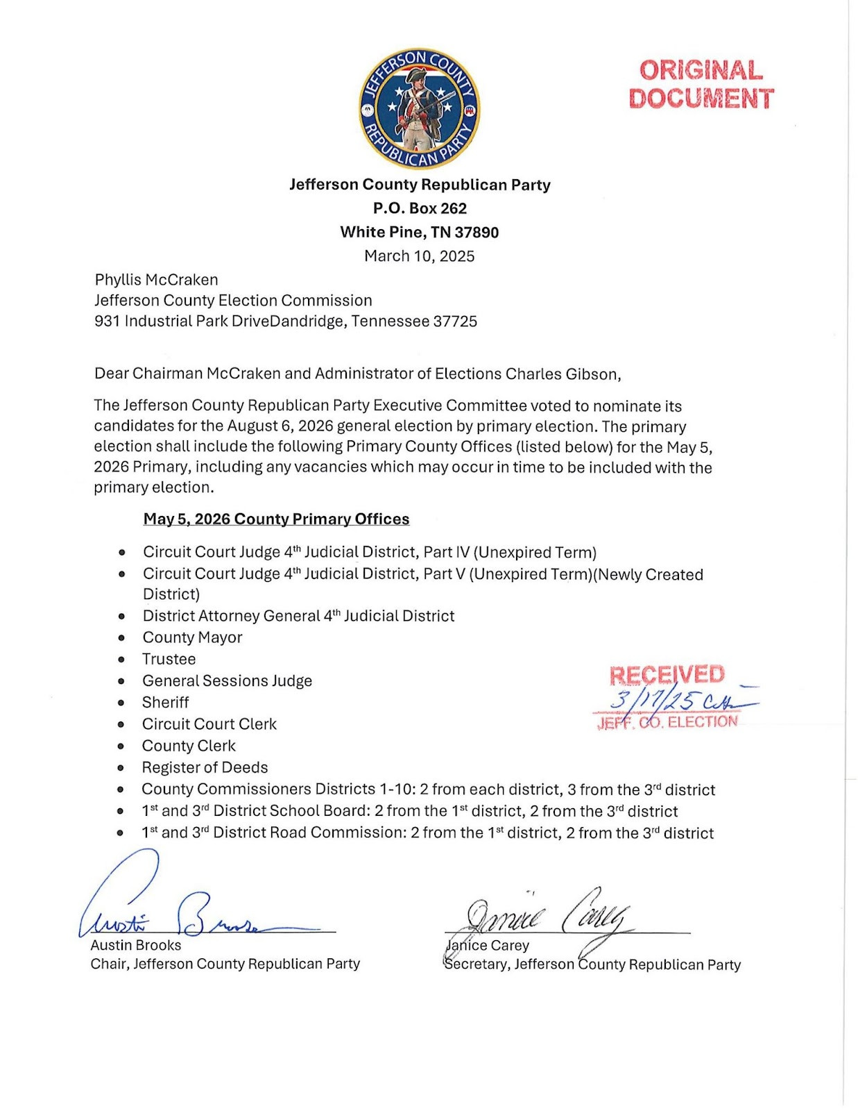 2026 Primary Debate Announced In Jefferson County | Tennessee Conservative