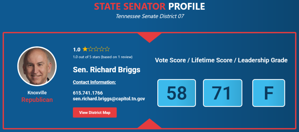 Tennessee State Senator Richard Briggs Running For Reelection: A Look ...